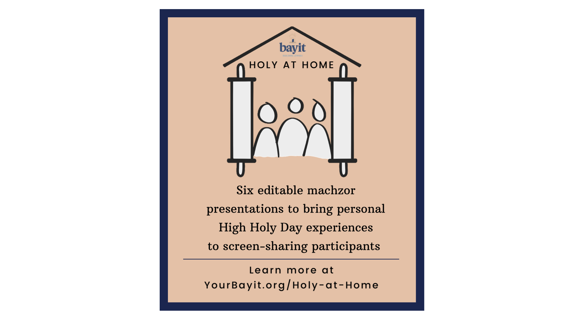 Announcing Holy at Home - Bayit: Building Jewish